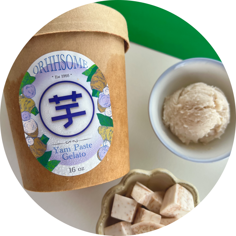 Orhhsome Yam Paste Gelato (16 Oz)